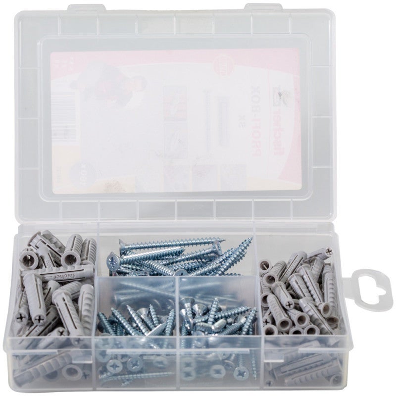 Fischer Set Tasselli con Viti PROFI-BOX SX 160 pz | Leroy Merlin