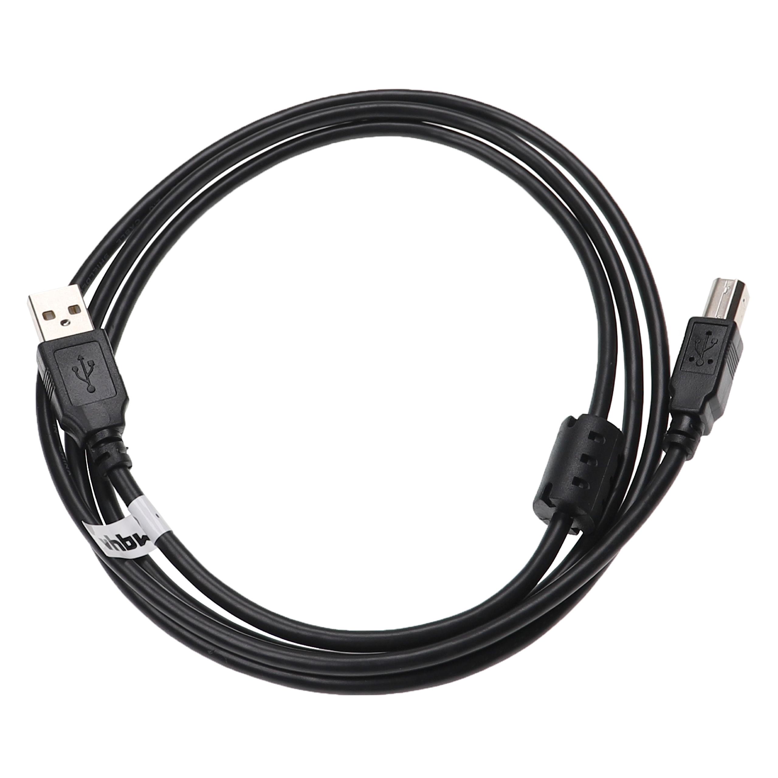 Vhbw Câble USB A vers USB B pour imprimante, scanner - 1,5 m noir ...