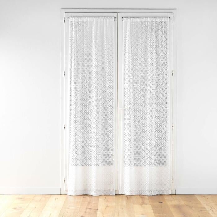 Paire droite passe tringle 2 x 70 x 240 cm maille Odilia | Leroy Merlin