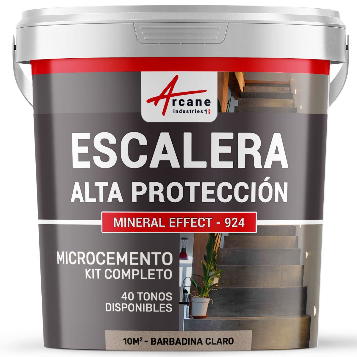 Microcemento Escalera - Kit Completo - 10 m² (en 2 capas) Barbadina ...