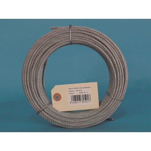 Cable Galvanizado Rollos 25m 6x19x1 1807 | Leroy Merlin