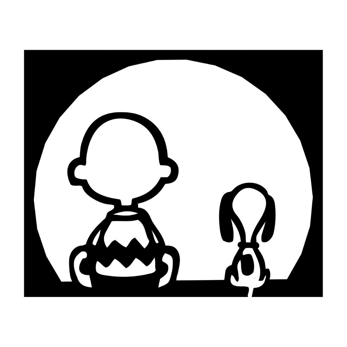 Decoración de Metal Snoopy, Metal, Negro, EPIKASA | Leroy Merlin