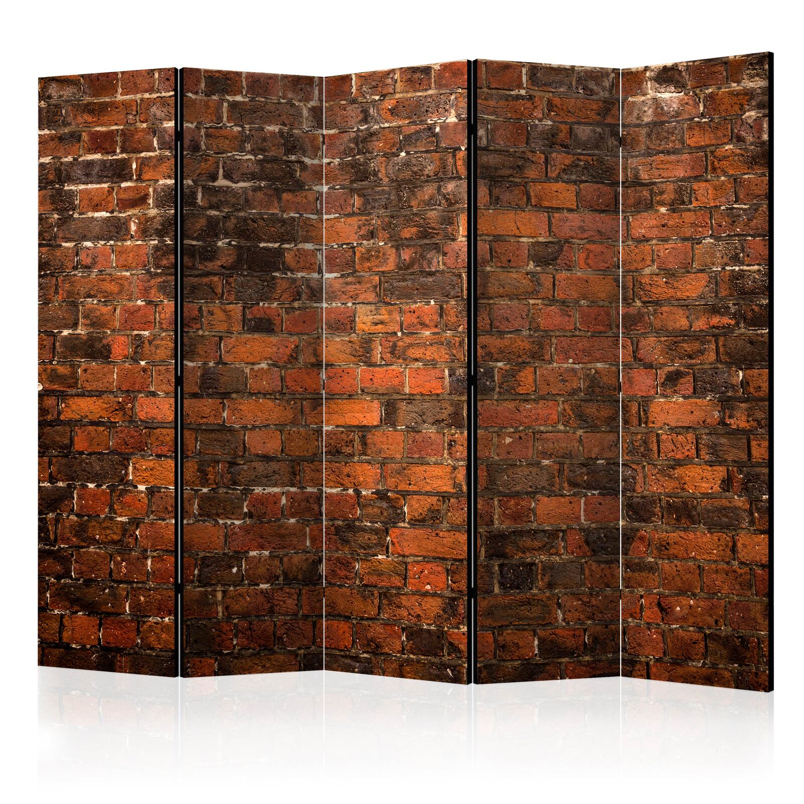 Paravent design Old Brick Wall II effet mur de briques 225 x 172 cm ...