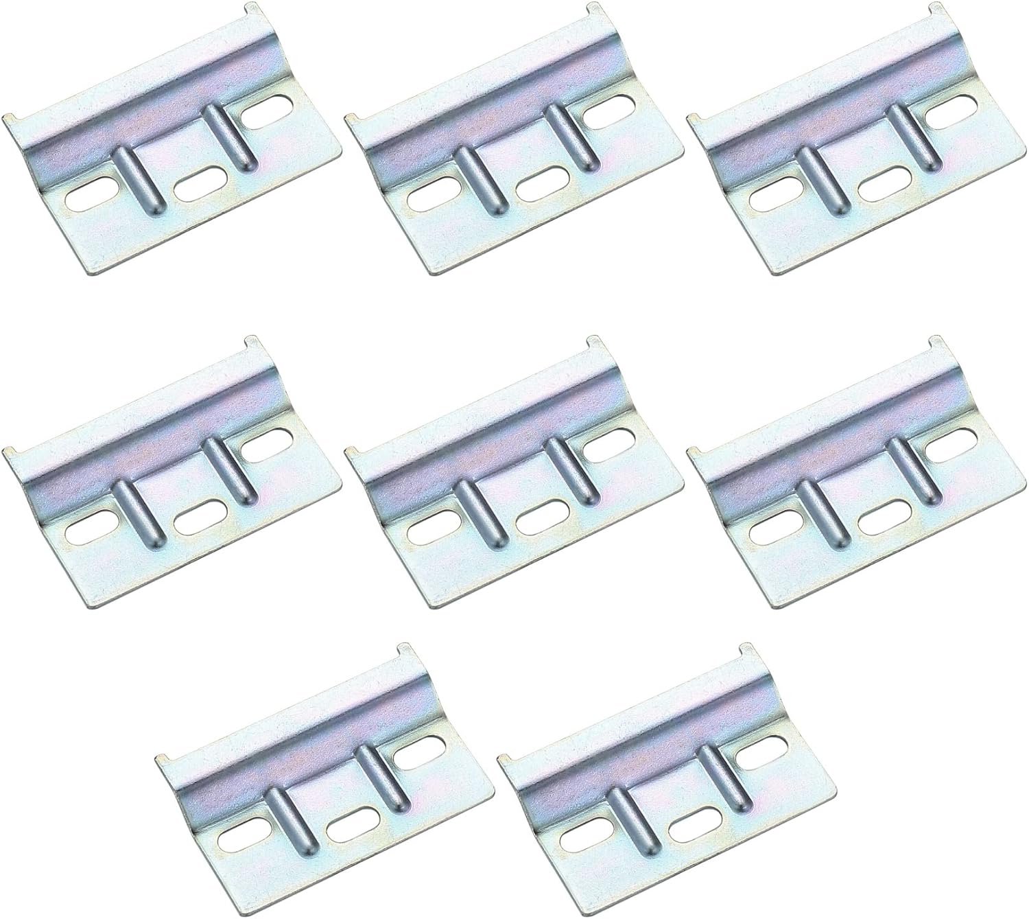 8 Pièces Rail de Suspension Fixation, Plaques de Support Murale pour ...