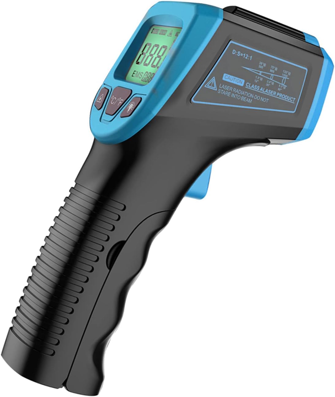 Termómetro infrarrojo, termómetro láser digital sin contacto con ...