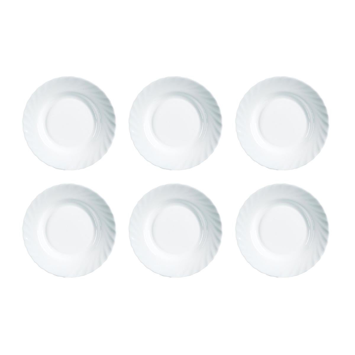 6 Plato Hondo Opal Trianon 22,5cm | Leroy Merlin