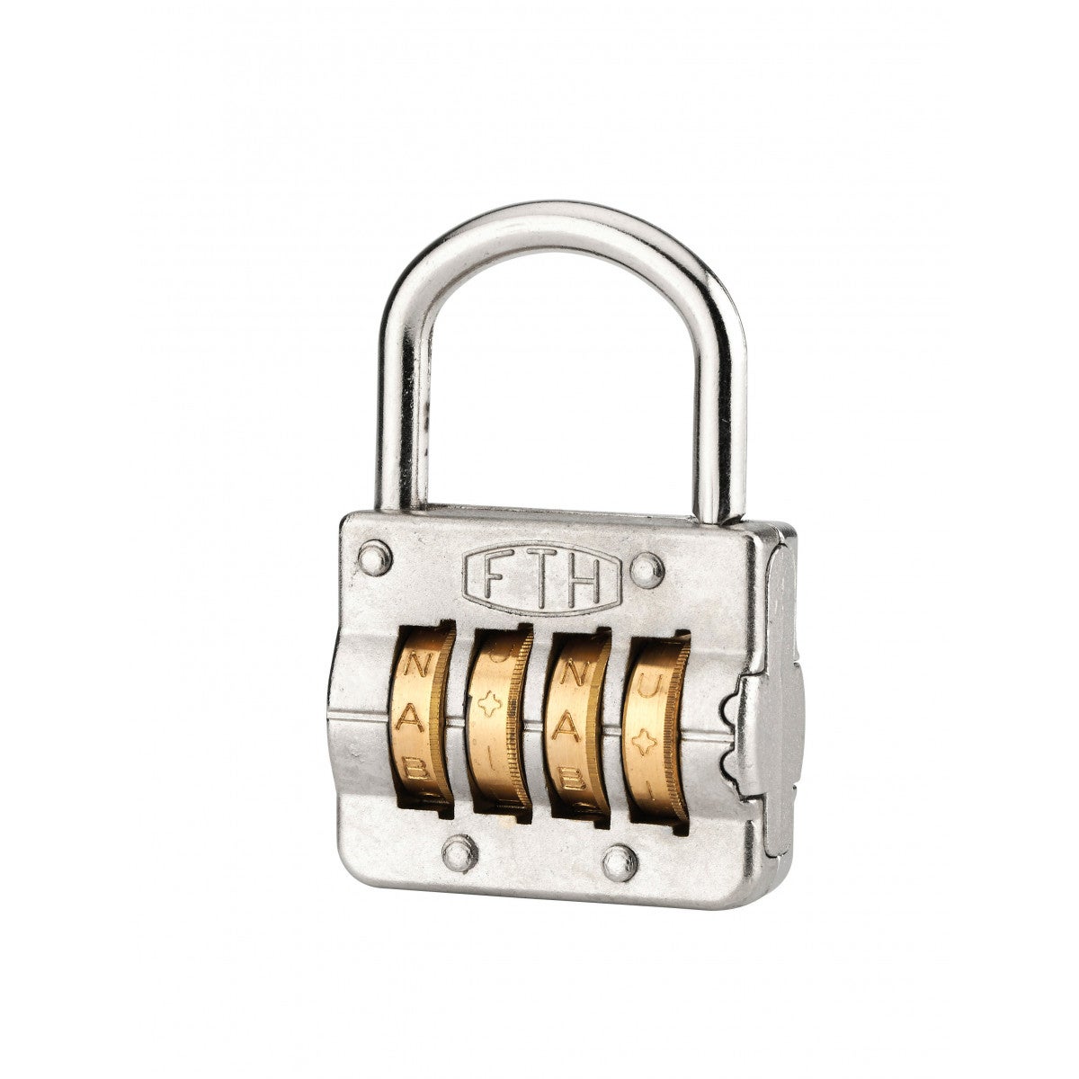 Cadenas à code M54 - 4 viroles lettres | Bricoman