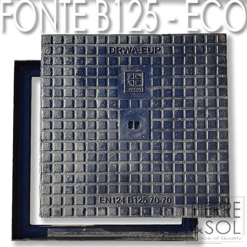 Regards et Couvercles hydrauliques en fonte B125 - LINE ECO - 40 x 40 ...