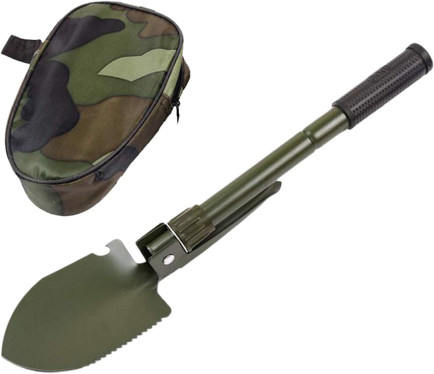 Pelle de survie pliante avec pioche et boussole - Outil de rentrée ...