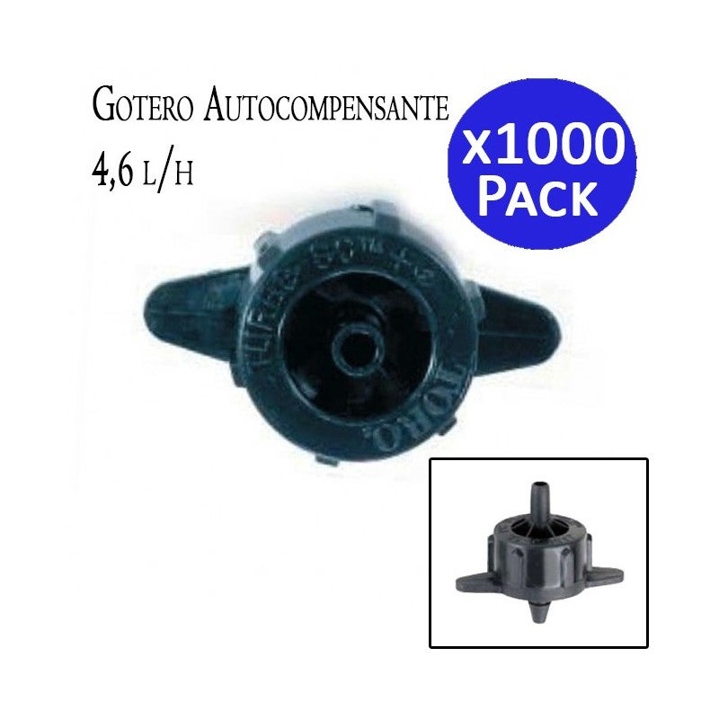 Lot de 1000 Goutteur autorégulant 4,6 l/h, Goutteurs d'arrosage en ...