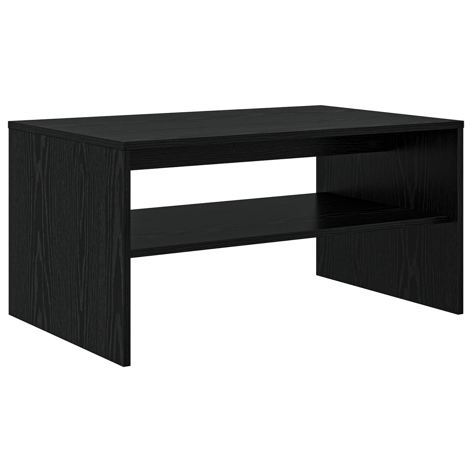 Table basse Table de salon simple - Chêne noir 80 x 50 x 40 cm Bois d ...