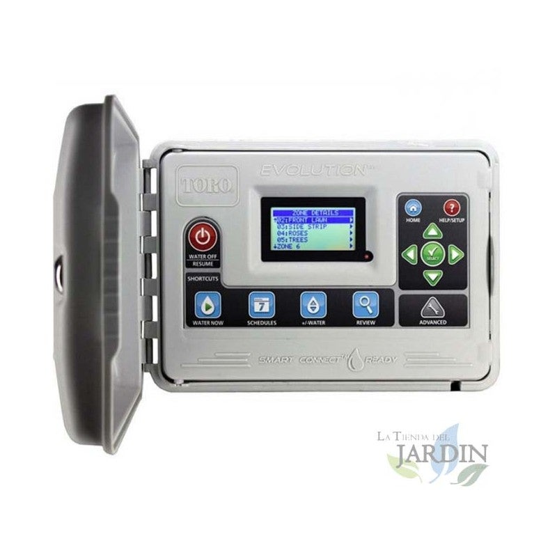 Programador de riego eléctrico Toro Evolution 12 zonas Exterior ...