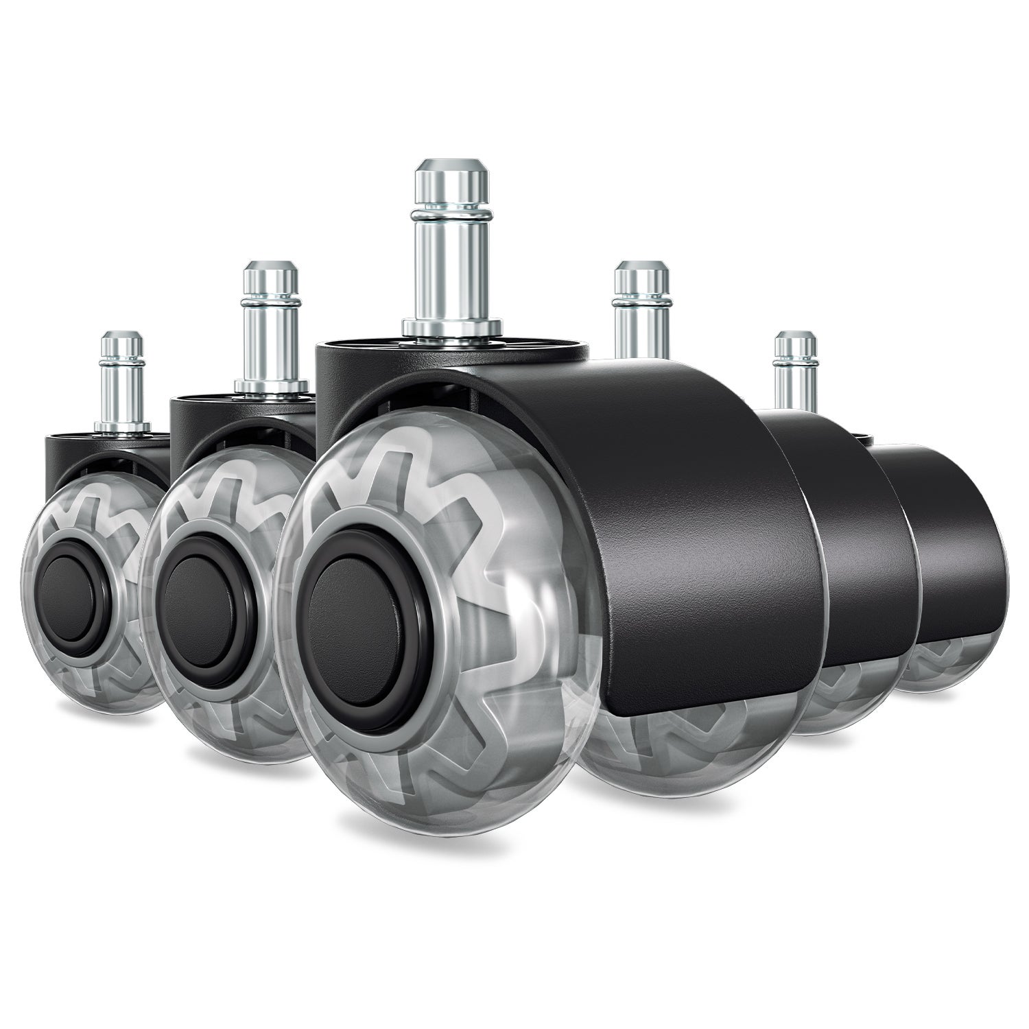 Roulettes pour chaises de bureau 5 pièces Roulette Chaise Bureau de ...