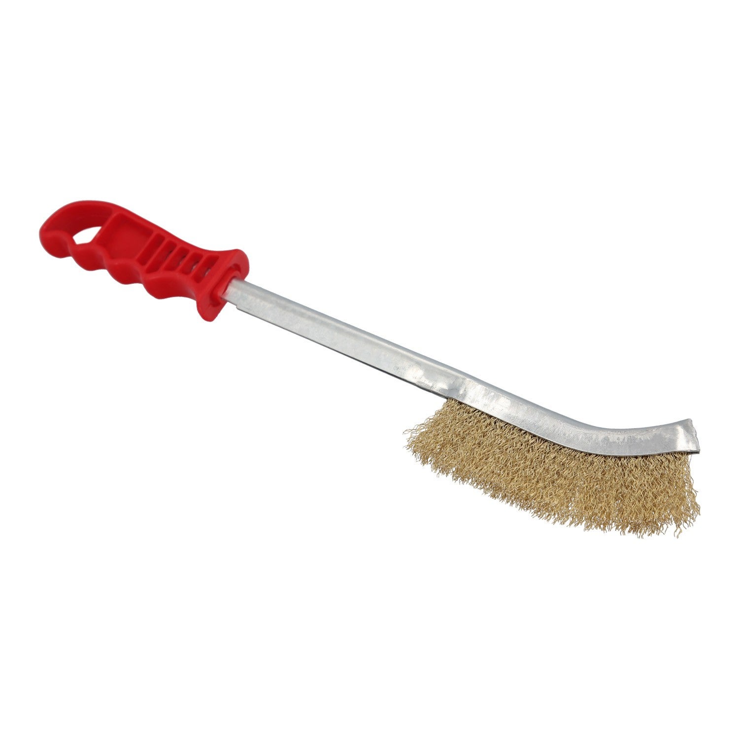 Cepillo Manual Acero Latonado Mango Rojo 34 cm. | Leroy Merlin