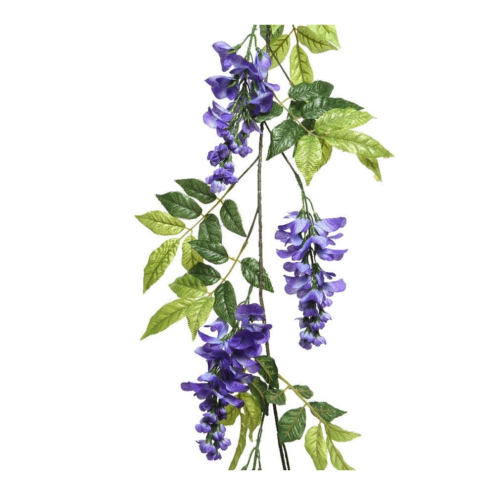 Rama artificial wisteria (glicina) lila 150cm | Leroy Merlin
