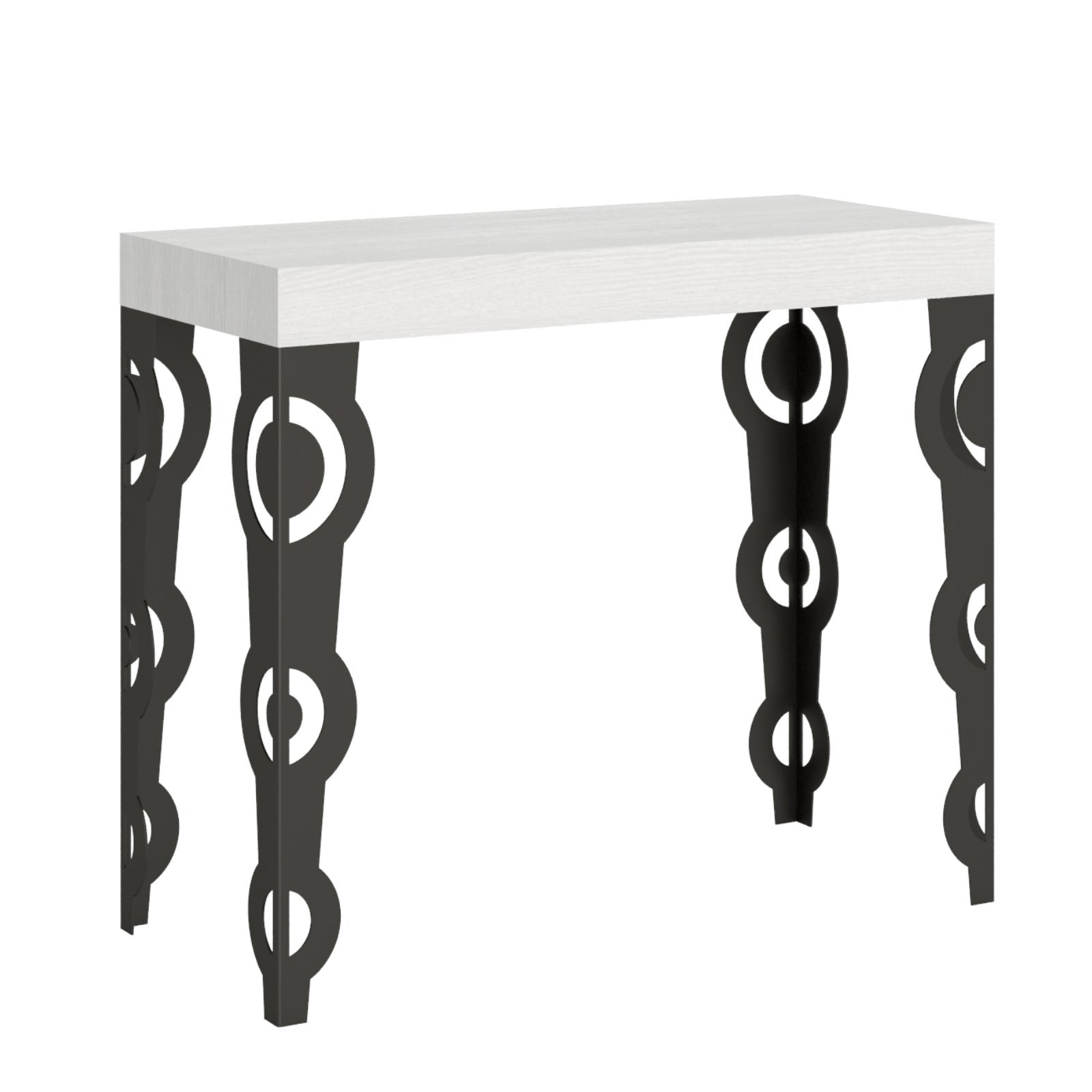 Tavolo consolle "Treviso" allungabile in legno per sala da pranzo ...