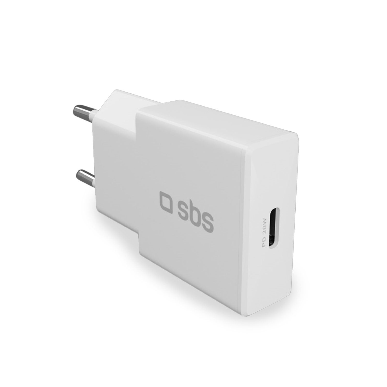 SBS PD Reiselader UltraSlim 30W USB-C GaN blanc (TETRGAN1C30SLIM ...