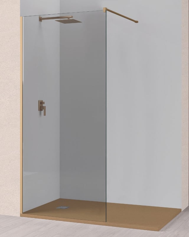 Duchas walk in 120 cm: fácil acceso y limpieza sencilla