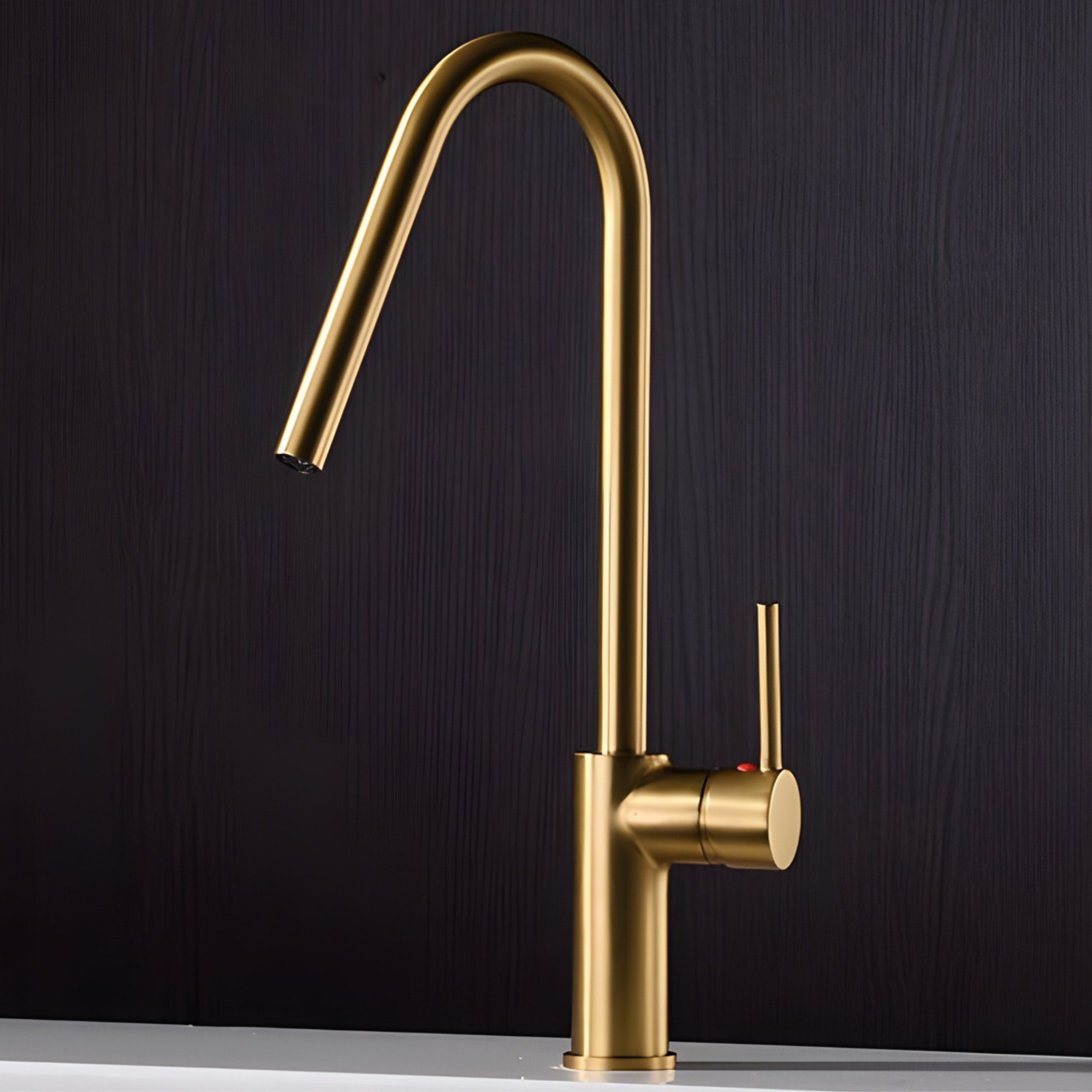 IMEX - Grifo Cocina Dorado Caño Alto | Grifo Monomando Fregadero ...