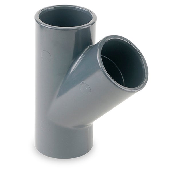 TE 45º PVC PRESION ENCOLAR 16 | Leroy Merlin