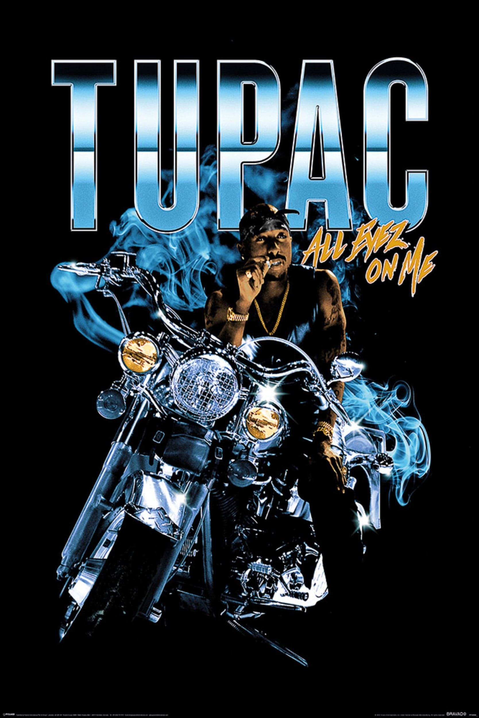 Poster Tupac Shakur All Eyez Motorcycle 61x91.5cm | Leroy Merlin