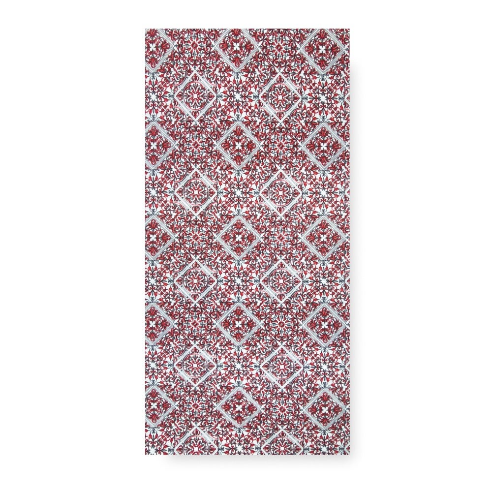 ALFOMBRA Kitchen Runner Corredera antideslizante MAIOLICA RED made in ...