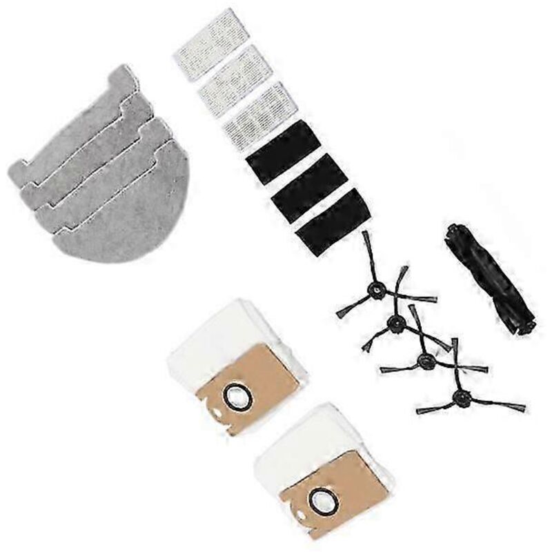 Kit accessoires universel pour robots aspirateurs : brosse princ ...