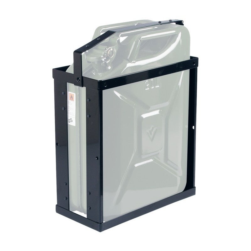 Support pour bidon L. 370 mm l. 185 mm H. 500 mm noir foncé RAL 9005 3 ...