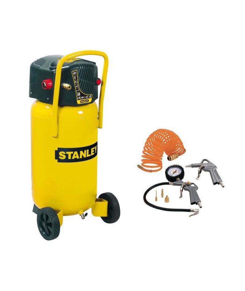 STANLEY Compresseur Vertical cuve 50L 2HP avec kit accessoires | Leroy ...