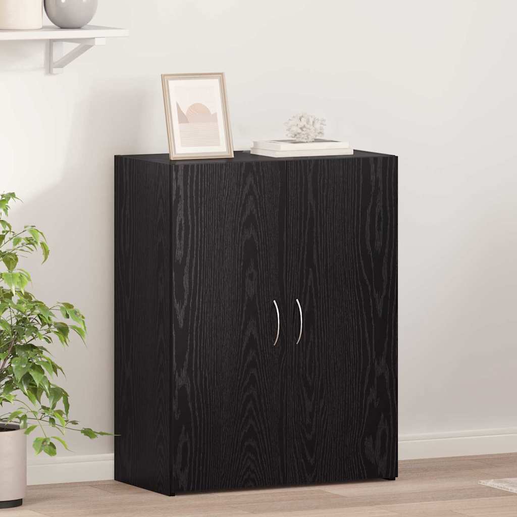 Maison Exclusive - Armoire de bureau - Chêne noir, 60 x 32 x 77,5 cm ...