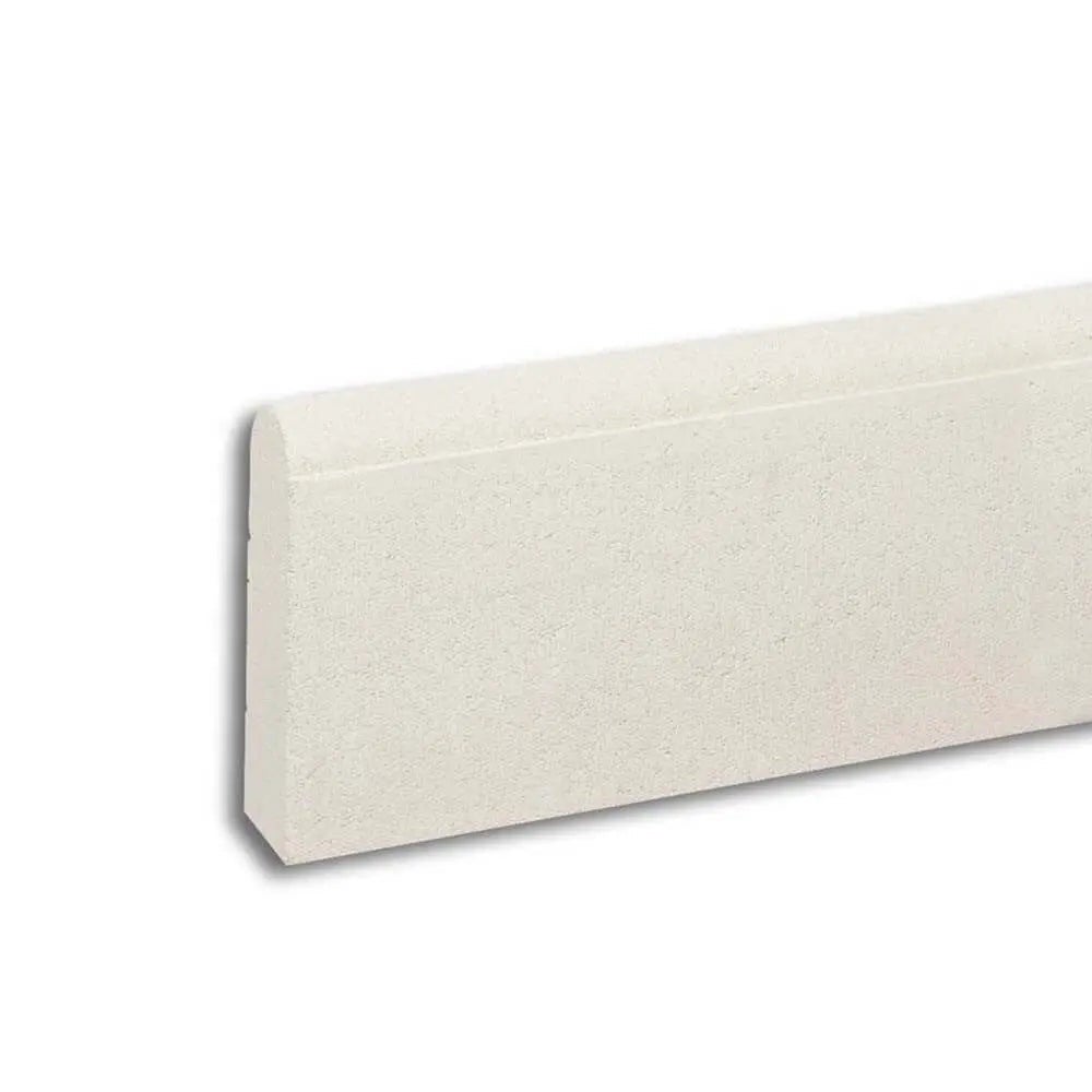 Bordillo redondo 50x20 cm. / Palet 100 unidades / Blanco Crema | Leroy ...