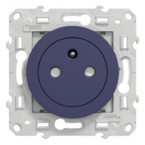 Prise de courant affleurant Odace - Cobalt Schneider Electric S550052 ...
