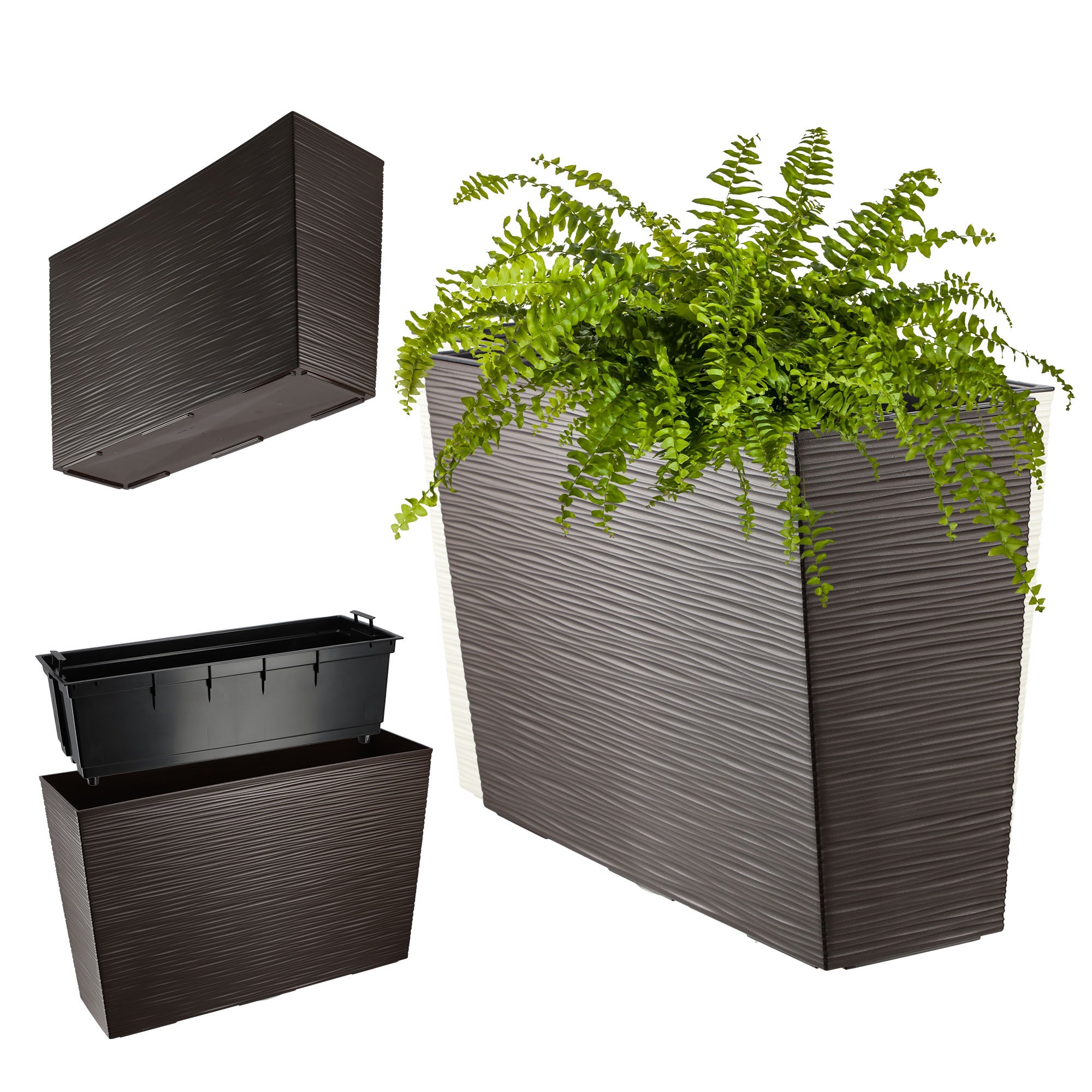 KADAX Pot de Fleurs Pot de Jardin pour Fleurs Support de Fleurs Haut ...