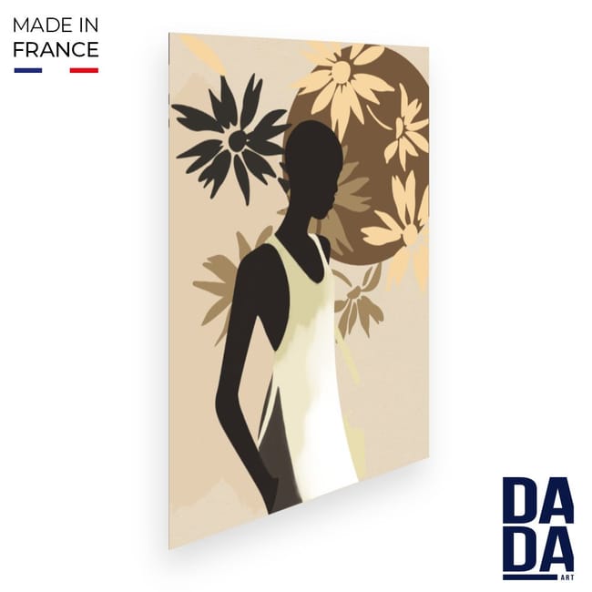 Affiche Élégance Florale 60x80cm Fabriqué En France Dada Art