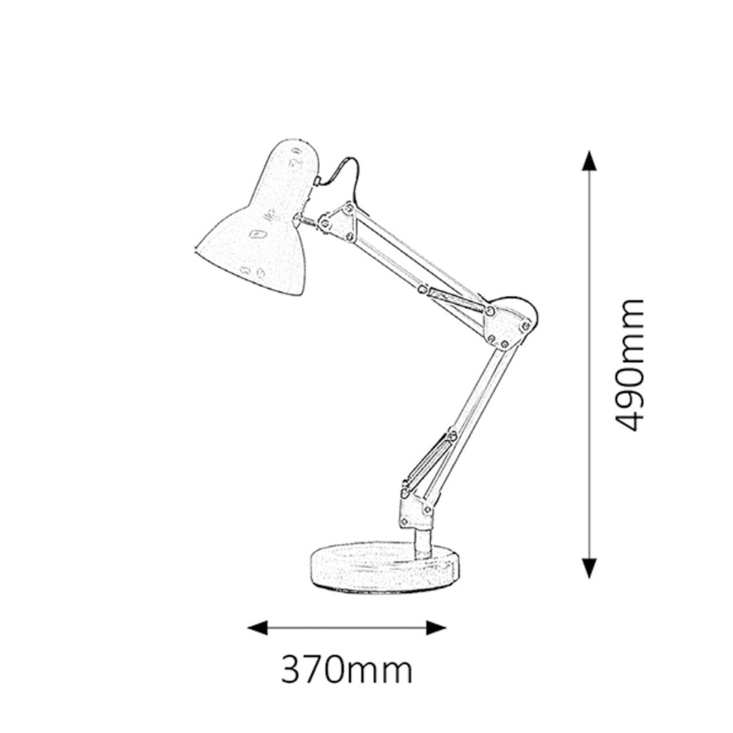 Lampe de bureau verte E27 métal SAMSON | Leroy Merlin