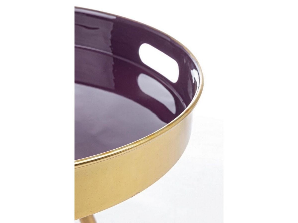 BOBOCHIC Table basse NAO dorée Violet | Leroy Merlin