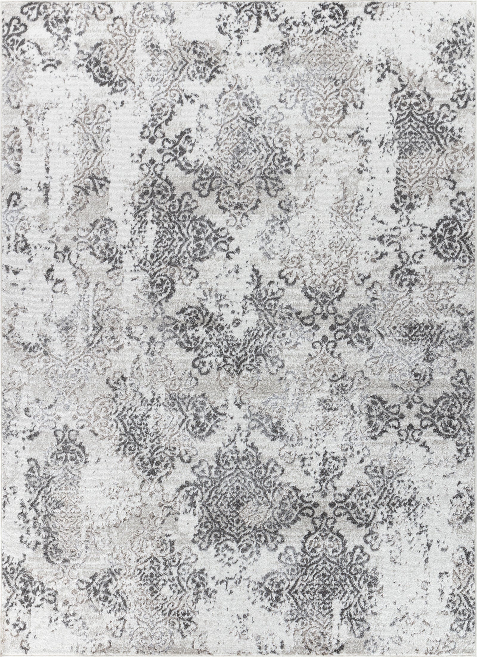 SURYA Alfombra Vintage Oriental Blanco/Gris 120x170 | Leroy Merlin