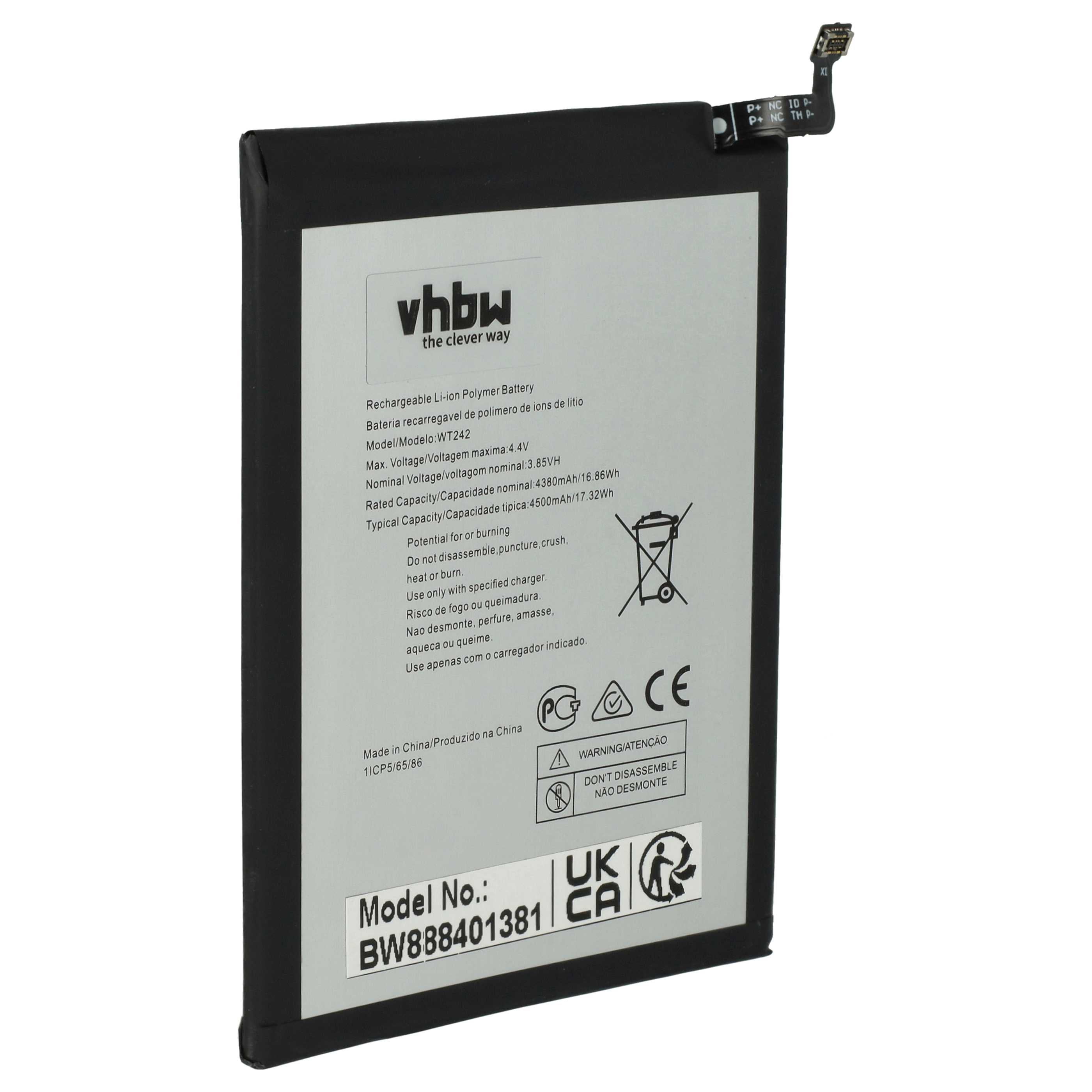 Vhbw Batterie remplacement pour Nokia WT242 pour smartphone (4 400mAh ...