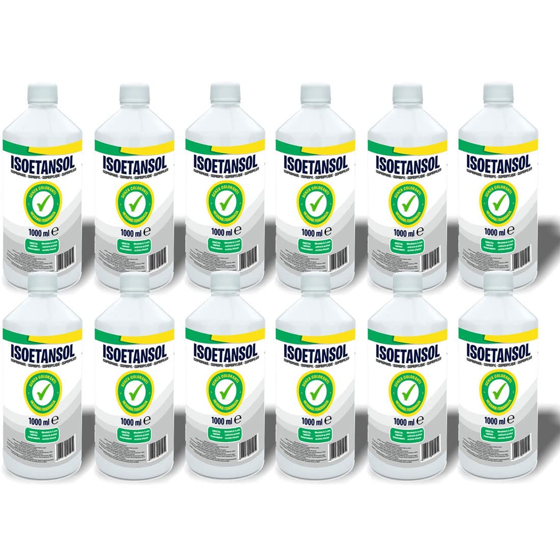 12x1 IPA ISOETANSOL 100AE, Isopropanolo, Alcool Isopropilico, Pulizia ...