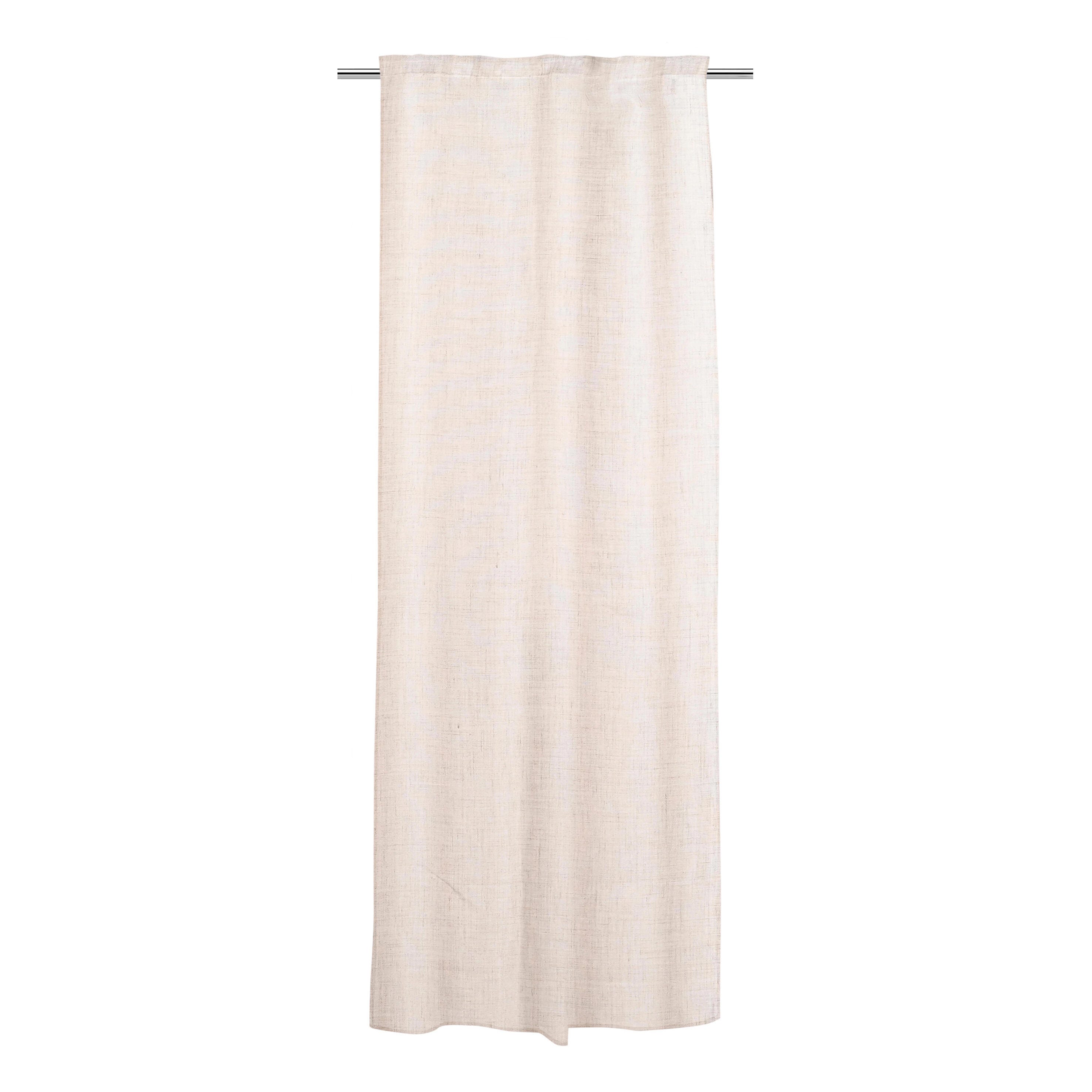 Voilage Zoe uni en lin 140x270cm | Leroy Merlin