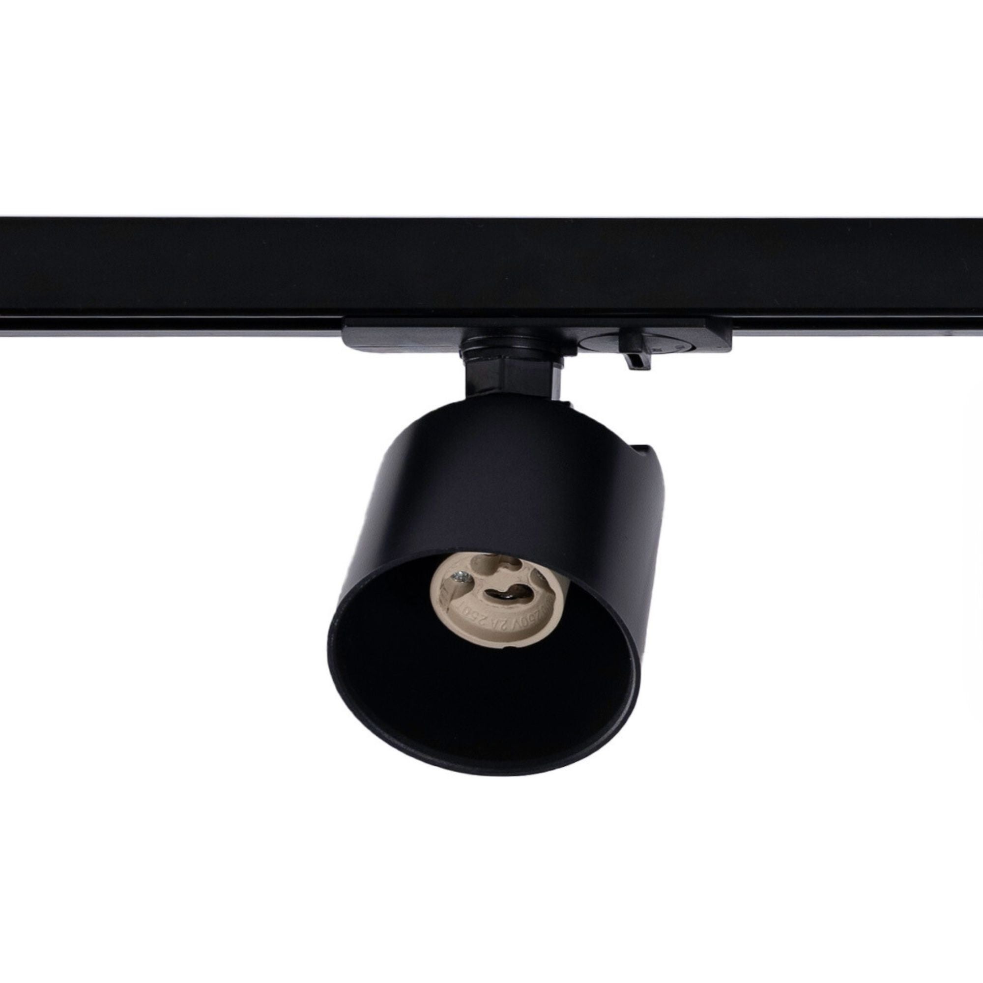 Spot sur rail monophasé avec douille GU10 - AR111 | Leroy Merlin