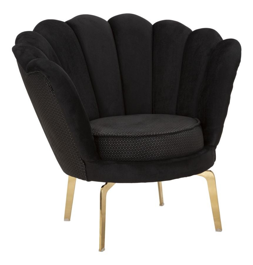 Poltrona "VIENNA PLUS", Legno e Metallo, Nero 83x76x78cm | Leroy Merlin