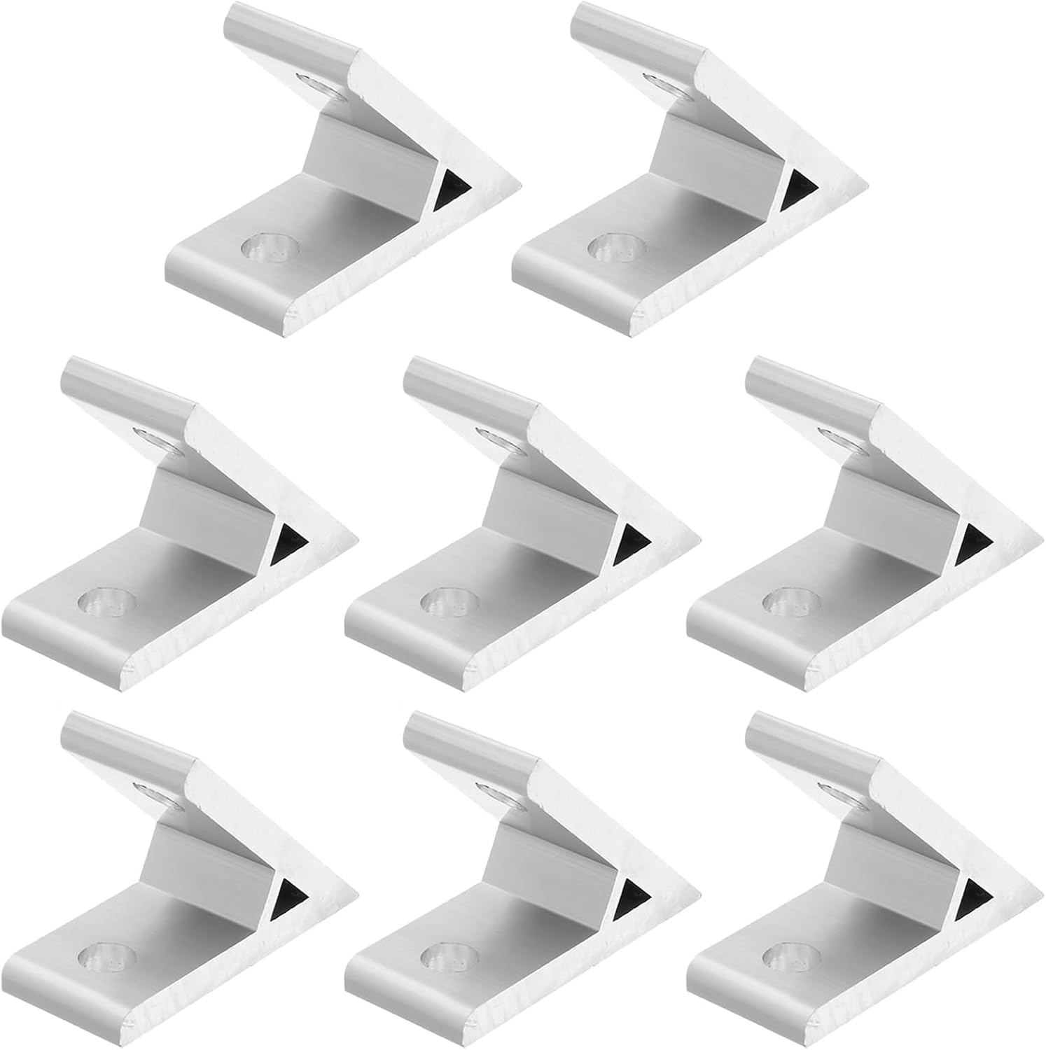 8 Pièces Profil Aluminium Angle 45 Équerre de Fixation 45 Degrés ...