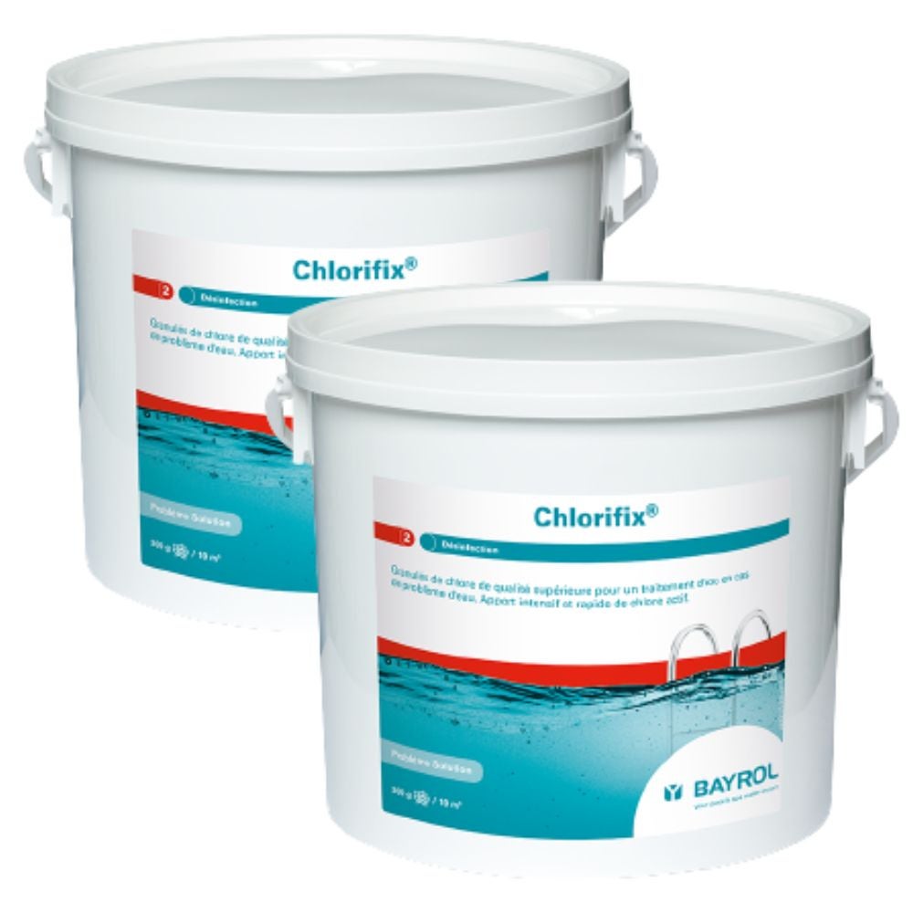 Pack Chlorifix Micro-billes 5 kg Chlore choc Bayrol Quantité Pack de 2 ...
