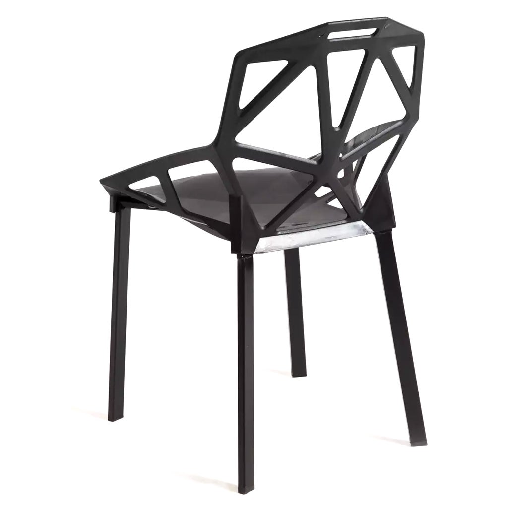 Orion91official - electra chair black polypropylene seat black ...