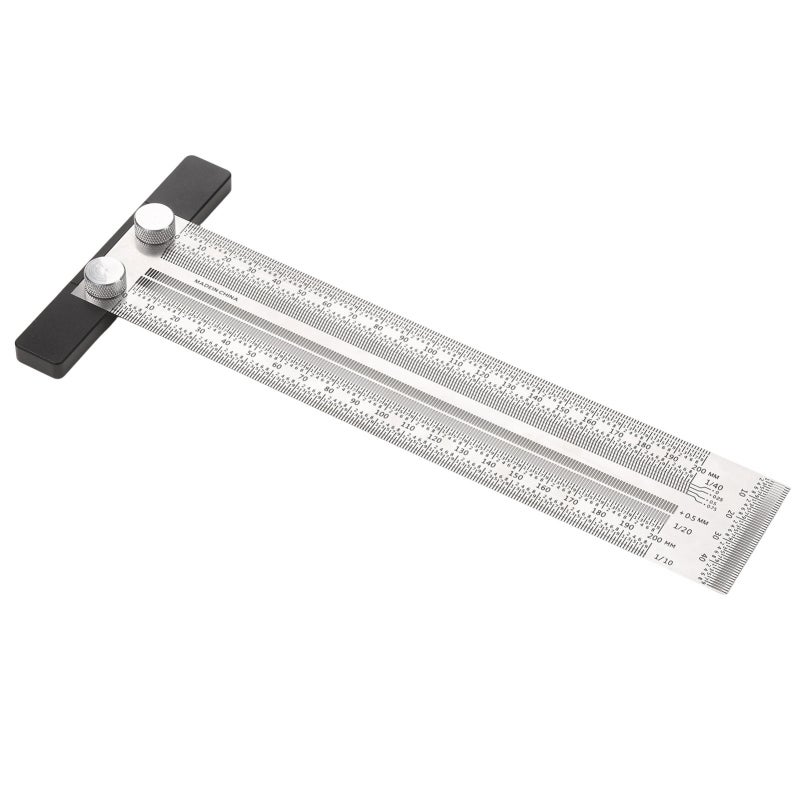 Règle perforée de haute précision en acier inoxydable de 200 mm pour le ...