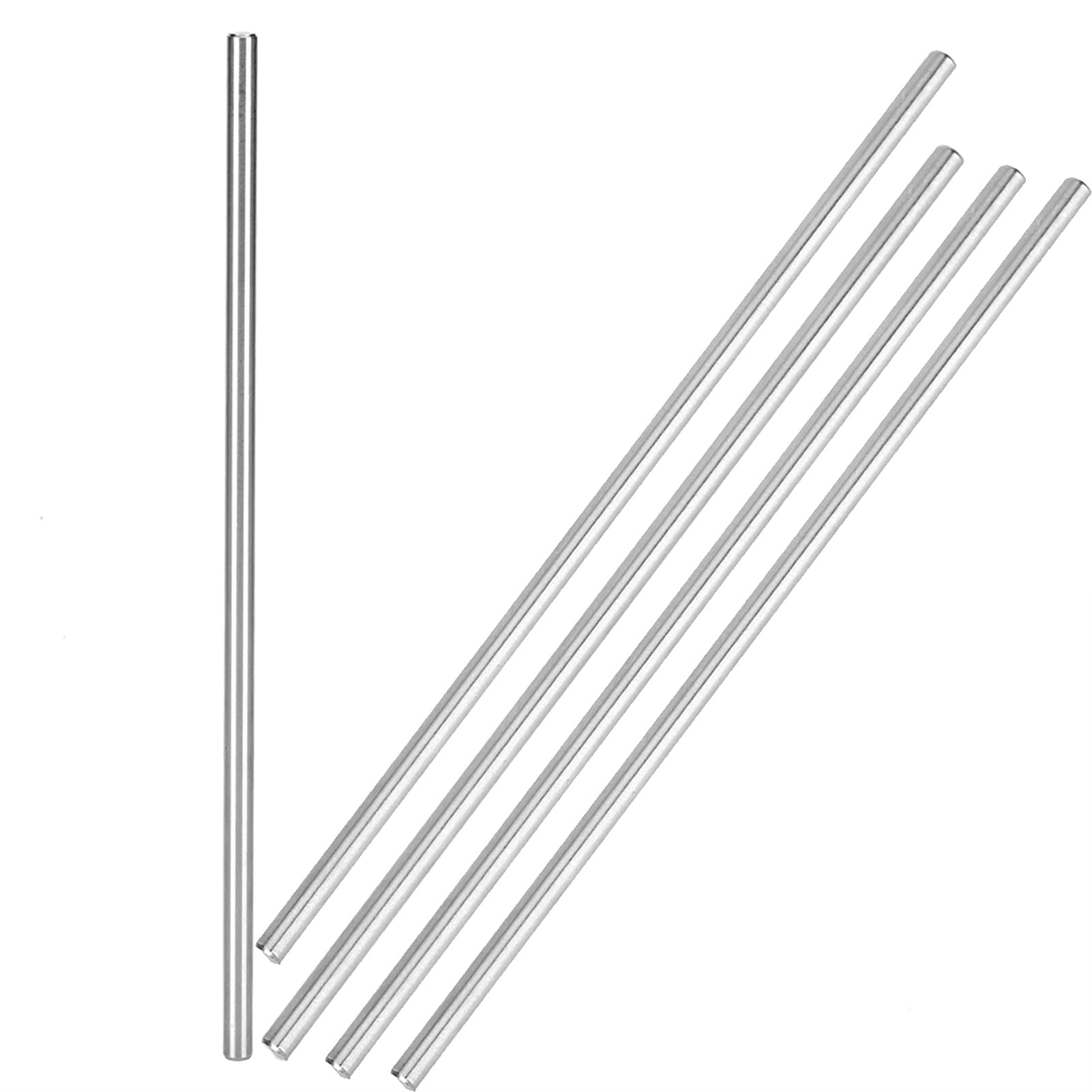 Lot de 5 tiges rondes en acier inoxydable 4100-0006-200 de 6 mm de ...