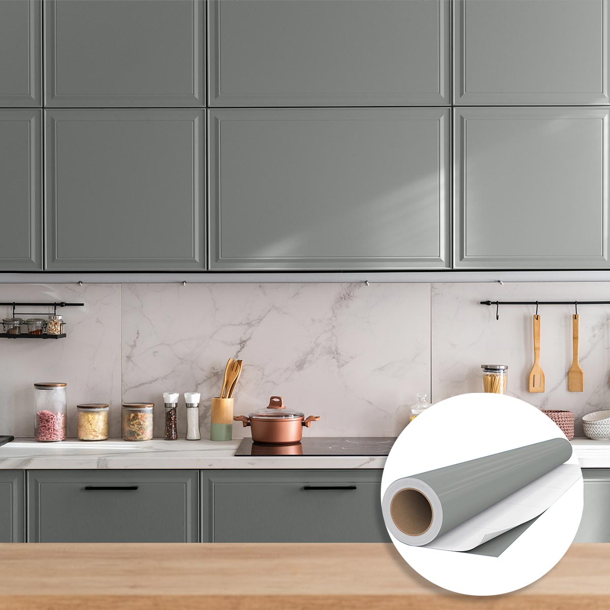 Rollo adhesivo para muebles por metros - 40 colores disponibles ...