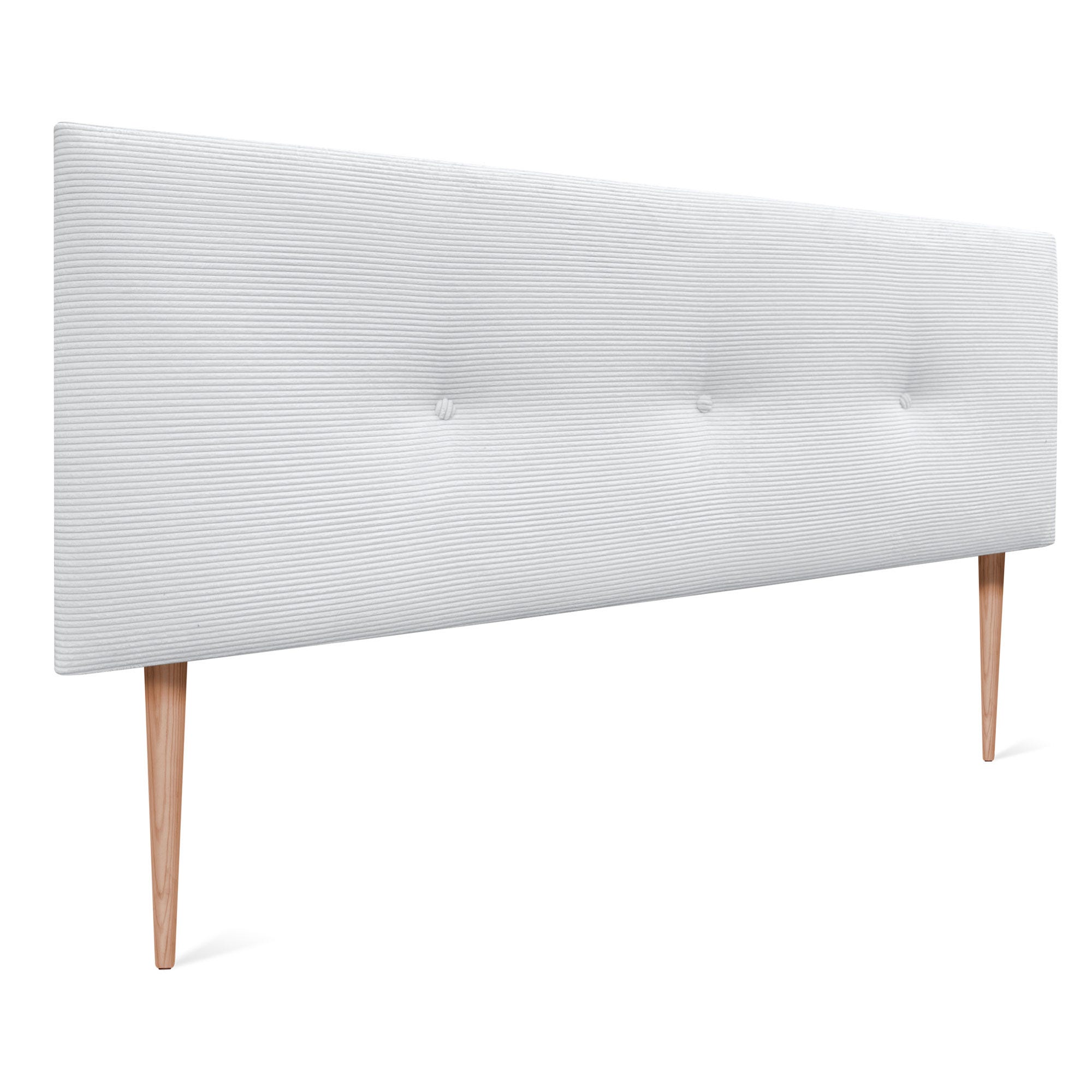 DHOME Tête de Lit Velours Côtelé Uni avec Boutons 145x115 avec Pieds de ... DHOME Tête de Lit Velours Côtelé Uni avec Boutons 145x115 avec Pieds de ...