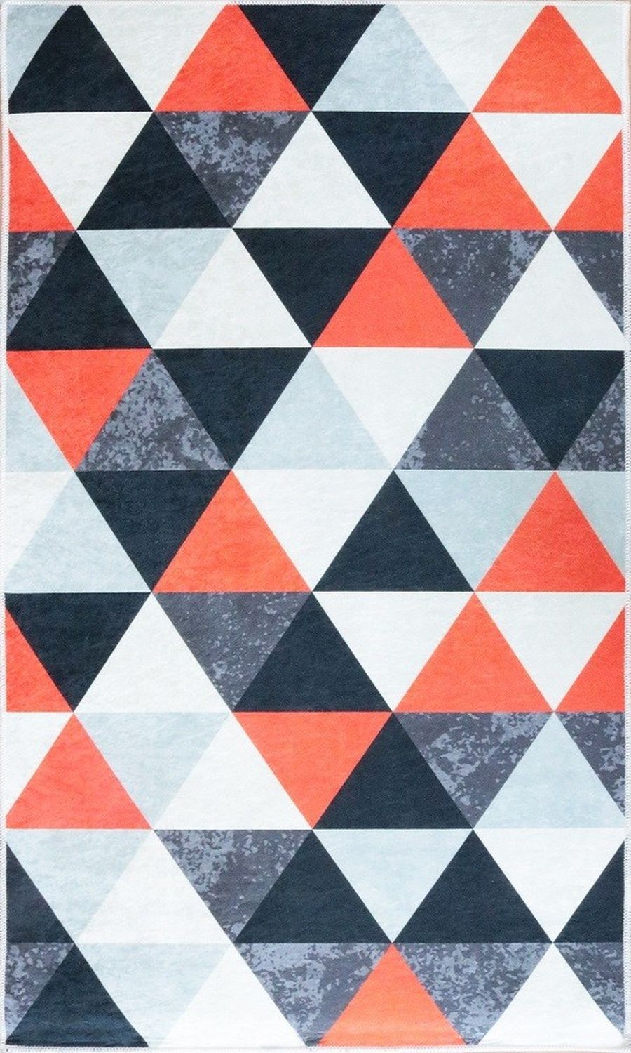 Tapis de salon TRIANGLE Rouge - 200x290cm | Leroy Merlin